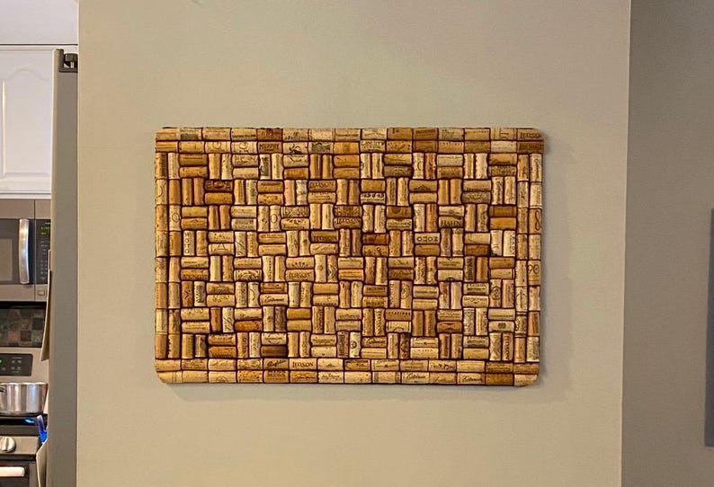 Unique Handcrafted Cork Mat – Non-slip Multi-use Floor Mat or Wall Art ...
