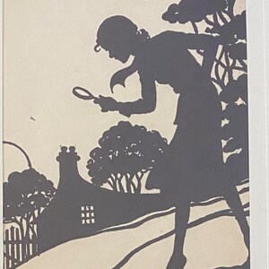 Framed Nancy Drew Pictures Book Endpaper and Illustration Upcycled ...