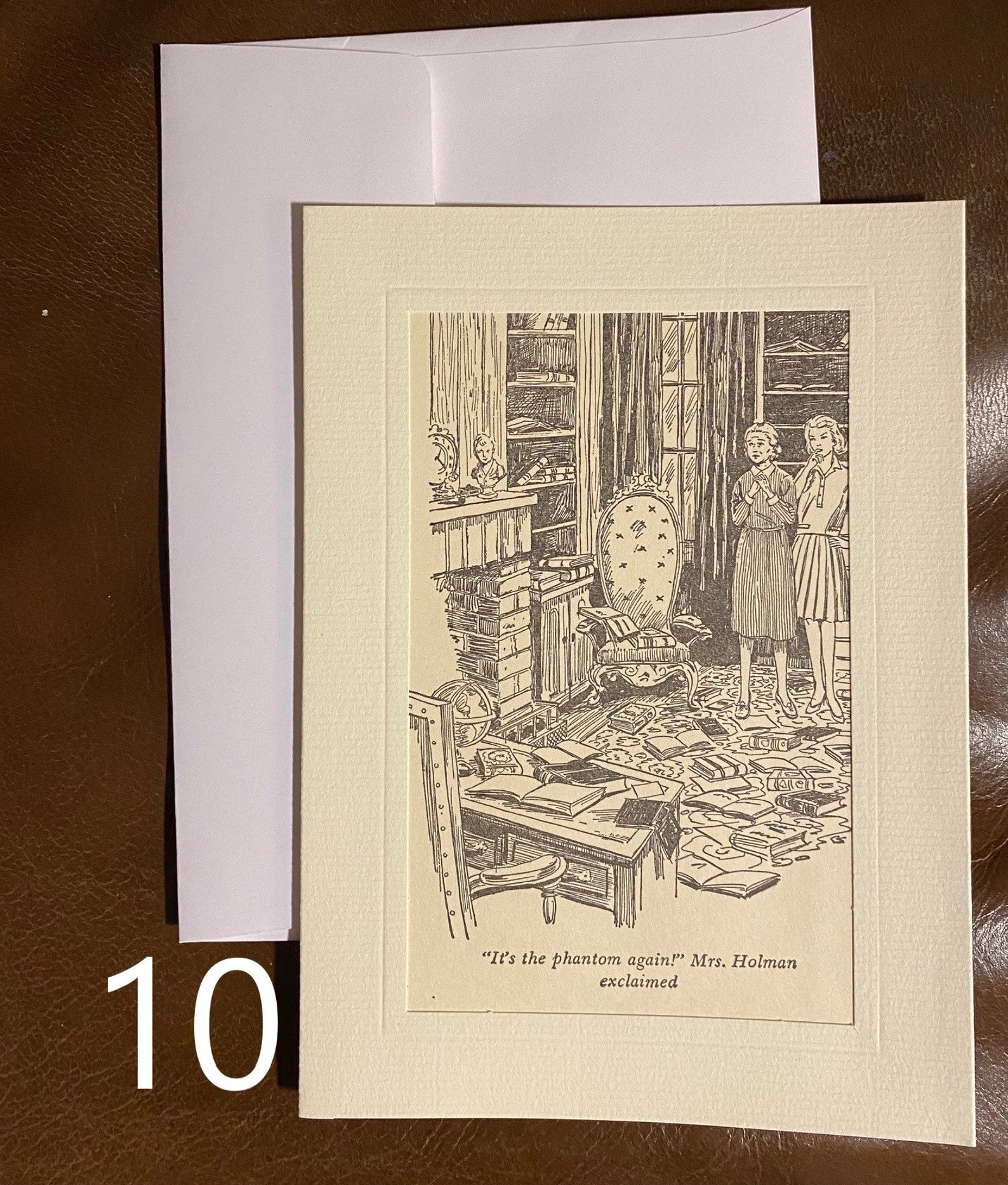 Nancy Drew Cards from Book Illustrations UPCYCLED CARDS 2 | Etsy