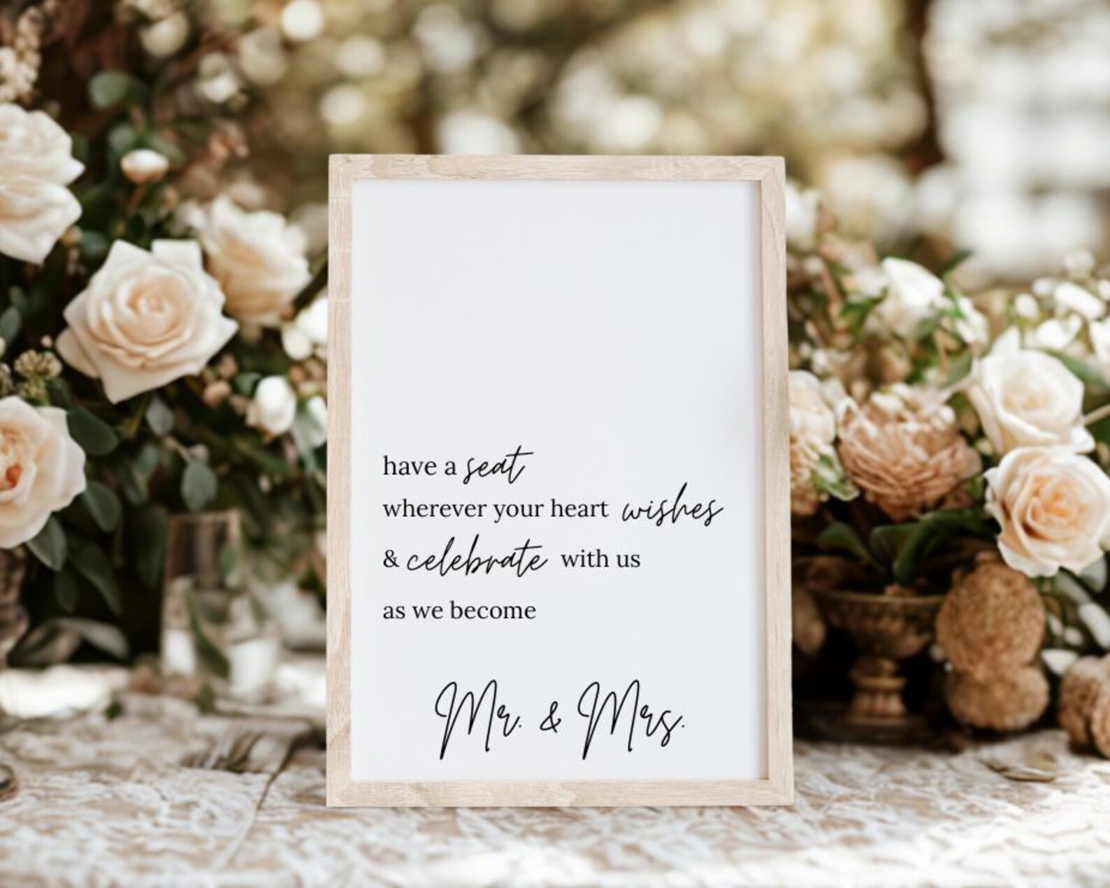 Printable Wedding Aisle Sign, Unique Wedding Aisle Sign, Modern Wedding ...