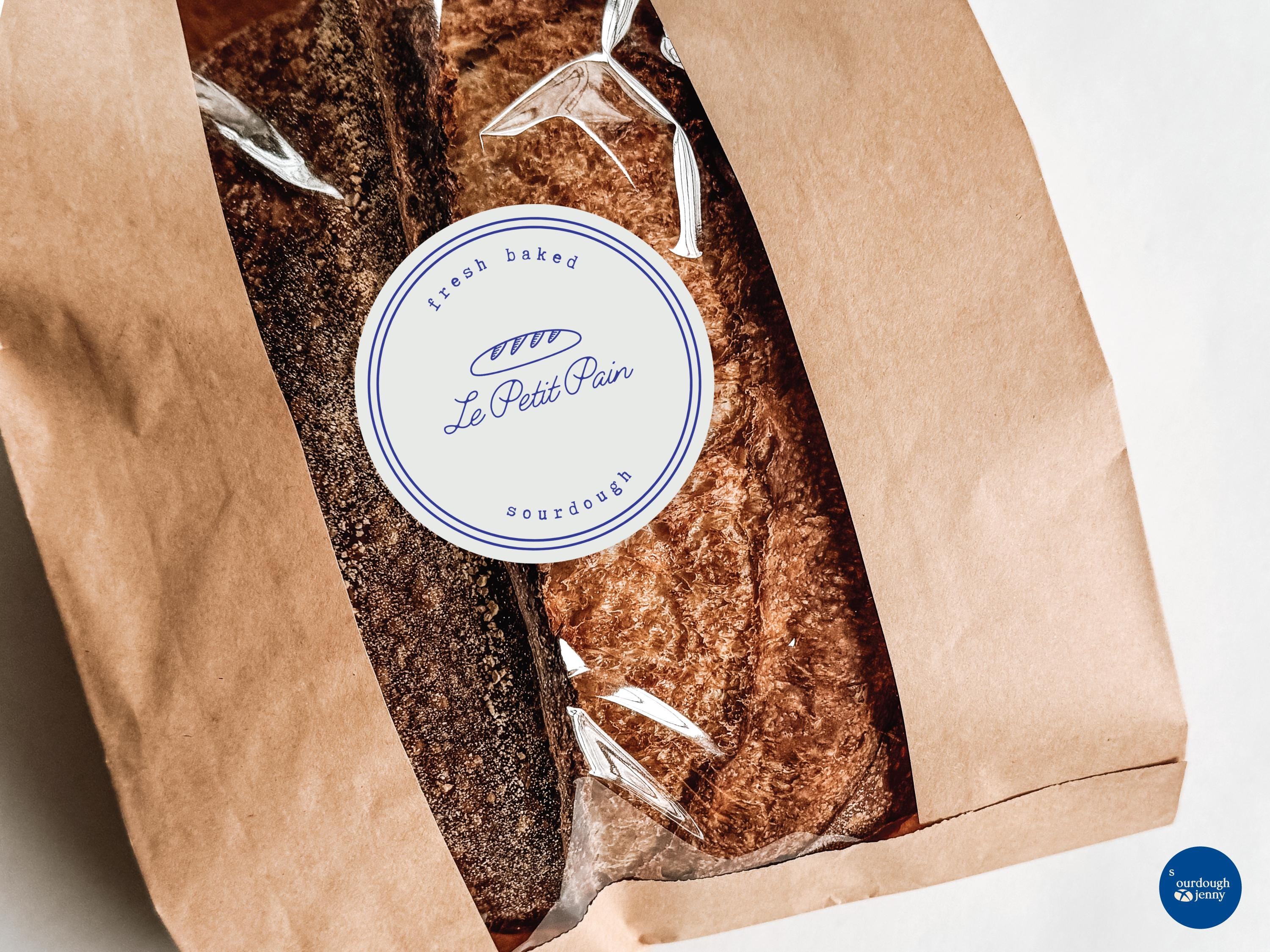 Editable Cottage Baker Sticker, Sourdough Sticker Template, Cottage ...