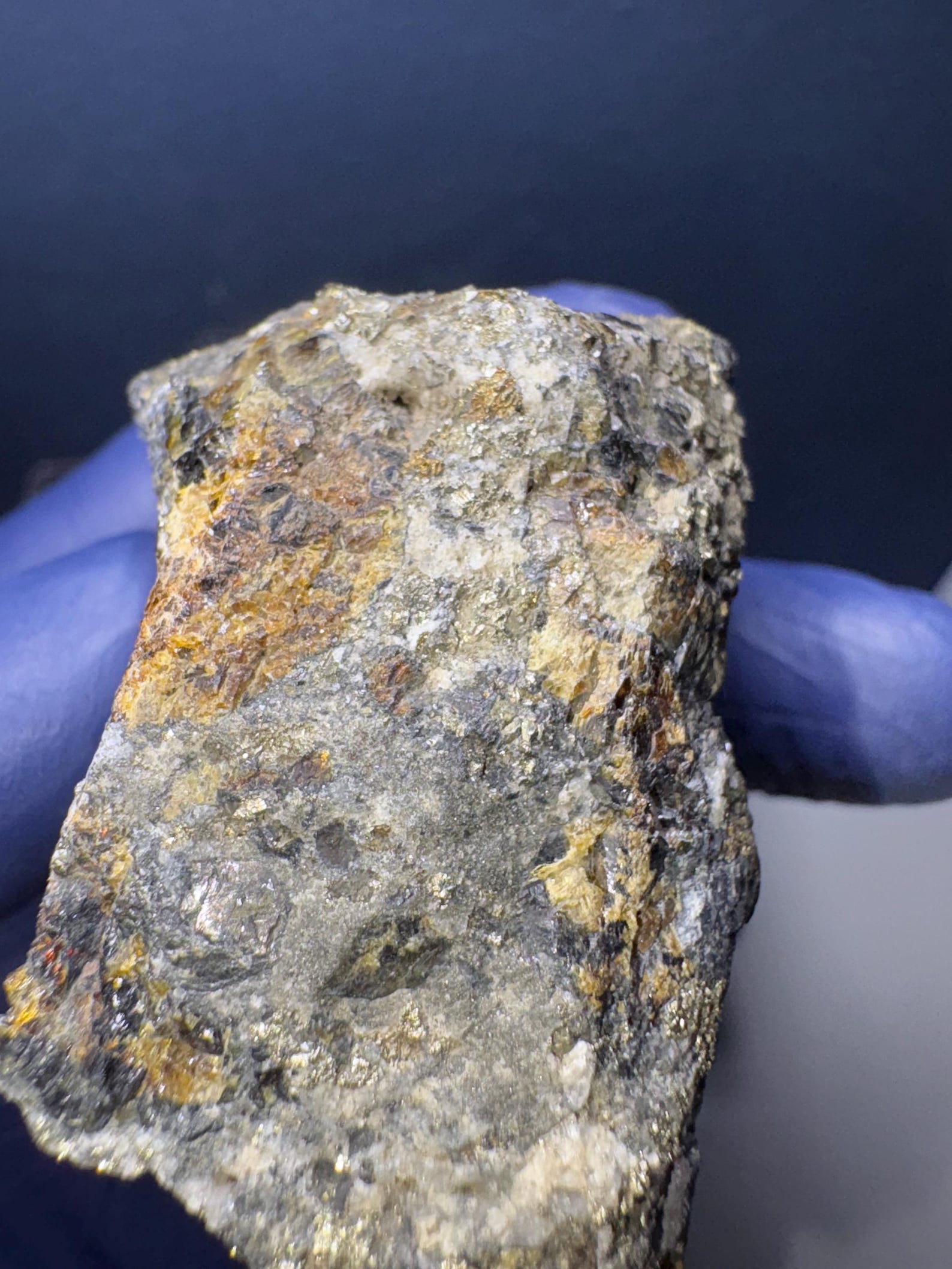 Complex Sulphide Tui Mine New Zealand Zinc Galena Chalcopyrite Silver ...
