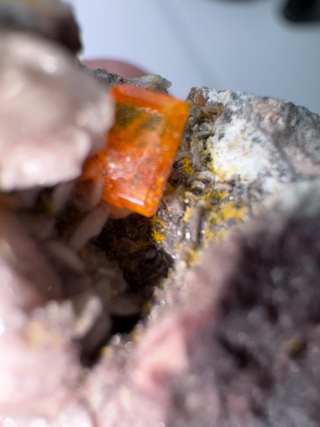Wulfenite Natural Mineral Crystal Specimen Rowley Mine Arizona USA - Etsy