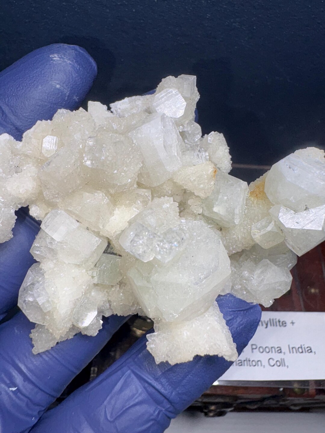 Apophylite With Stilbite Specimen Poona Indianatural Crystals Minerals ...