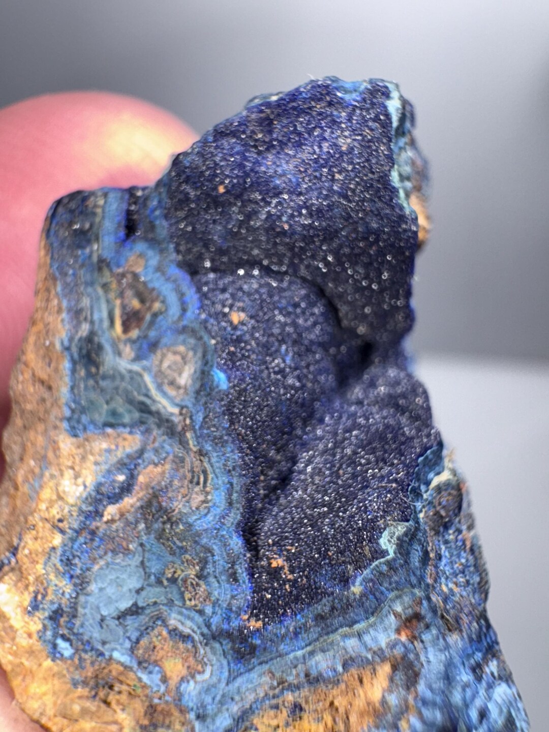 Azurite Natural Mineral Crystal Specimen Speculated Location Mexico USA ...