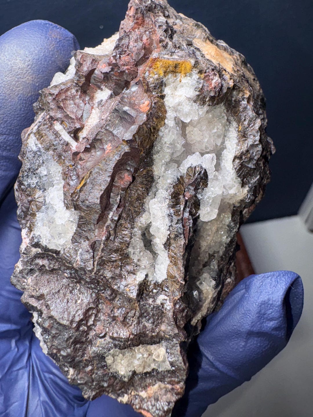 Goethite Quartz Hematite Restomel Mine Lanlivery Cornwall England ...