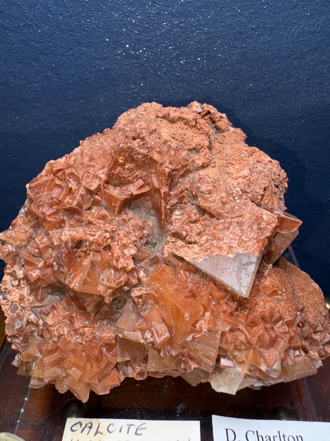 Calcite Iron Stained Dyserth Quarry North Wales Natural Crystals ...