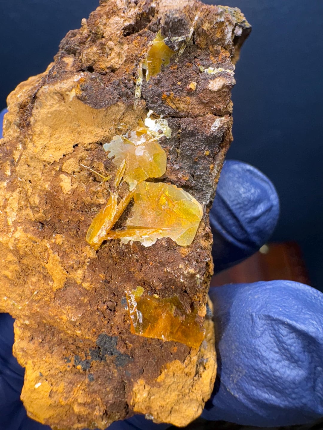 Wulfenite Specimen Erupcion Mine Chihuahua Mexico Natural Crystals ...