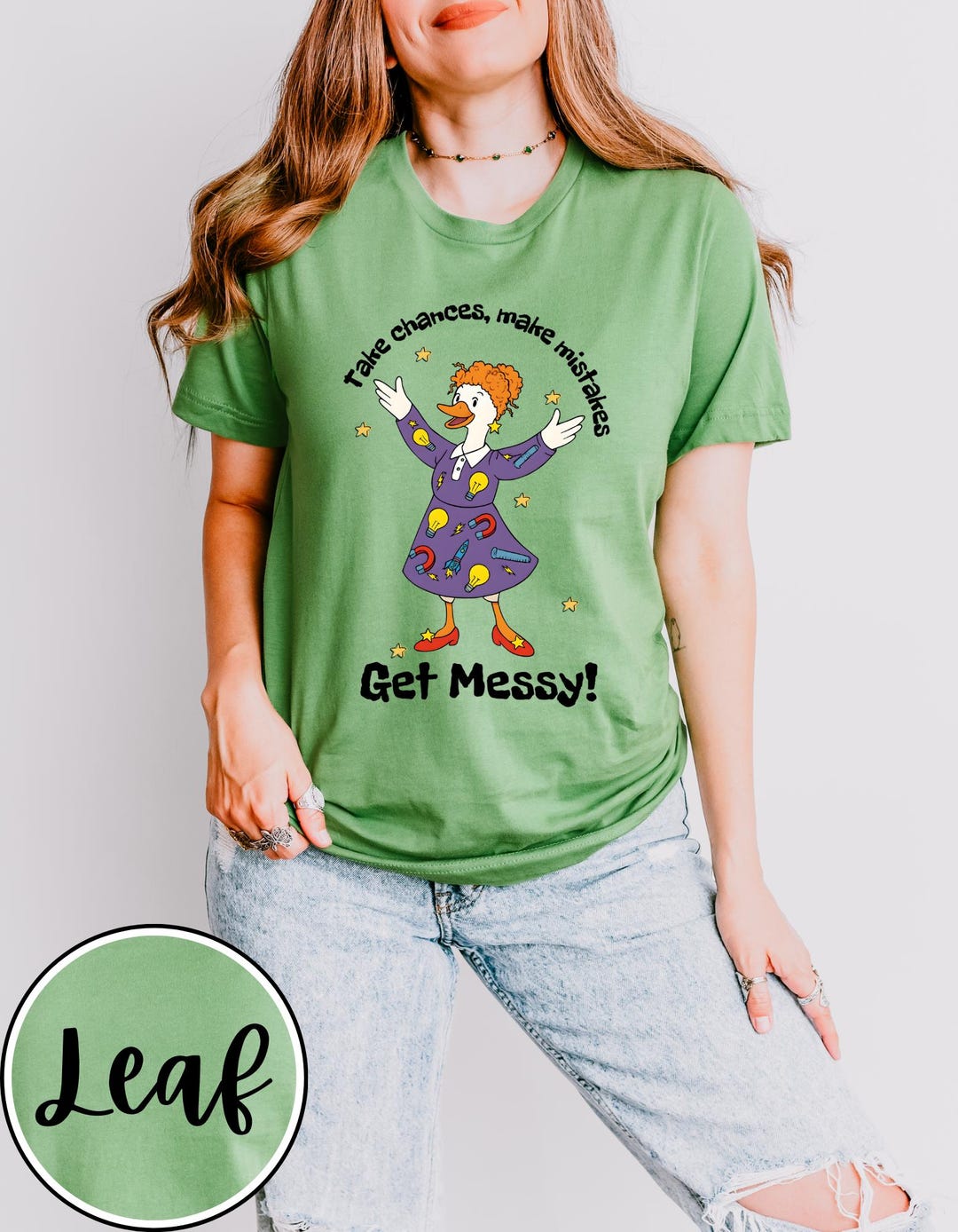 Miss Frizzle Shirt: Magic School Bus Teacher Tee - Take Chances, Silly ...
