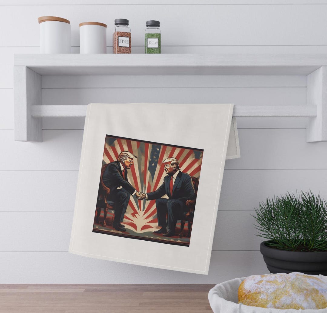 Donald Trump Kitchen Tea Towels (cotton, Poly) Kitchen Gift Gag Gift ...