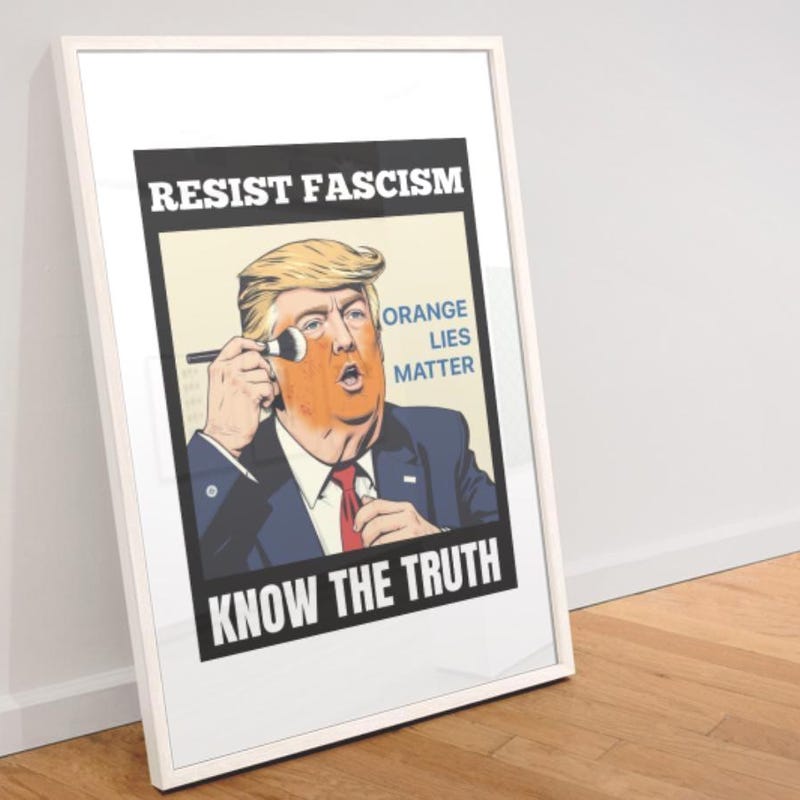 Trump Propaganda Poster - Etsy