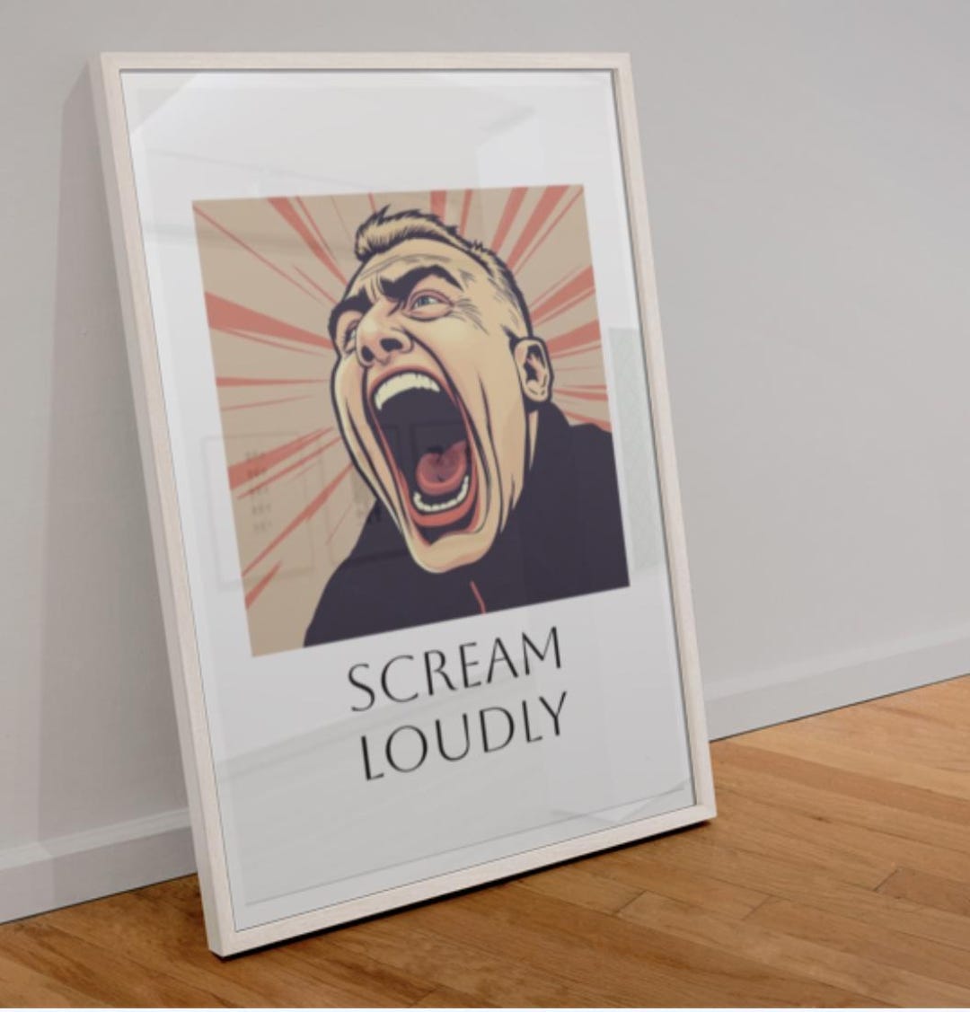 Funny Art Print: Vintage Inspired Humor Poster Political Angst Poster ...