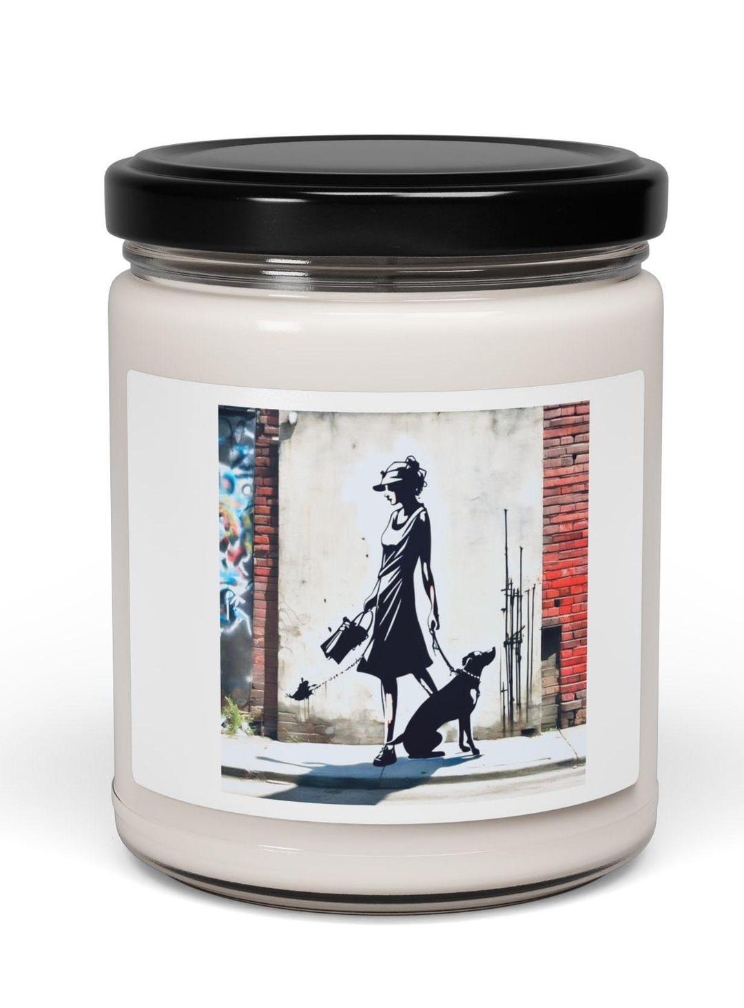 Banksy Inspired Graffiti Candle Cozy Home Scent Self-care Gift for ...