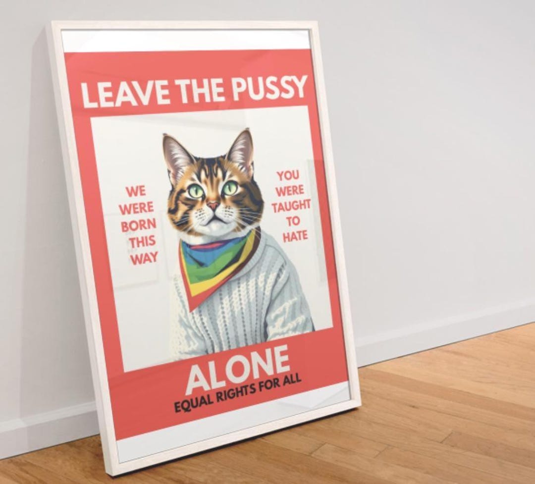 Gay Pride LGBTQ Rights Protest Art Print Political Poster Print ...