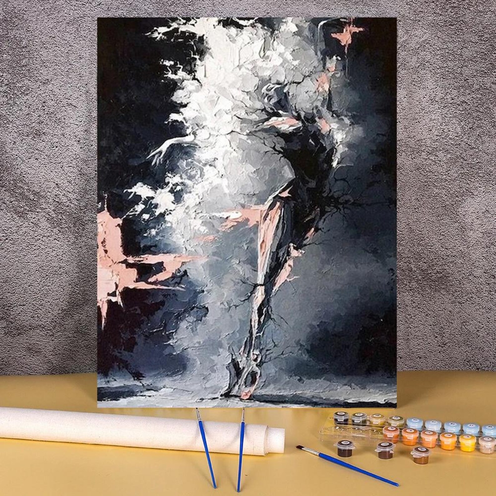 Paint by Numbers, Woman Acrylic Painting, Abstract Portrait, Home Decor ...