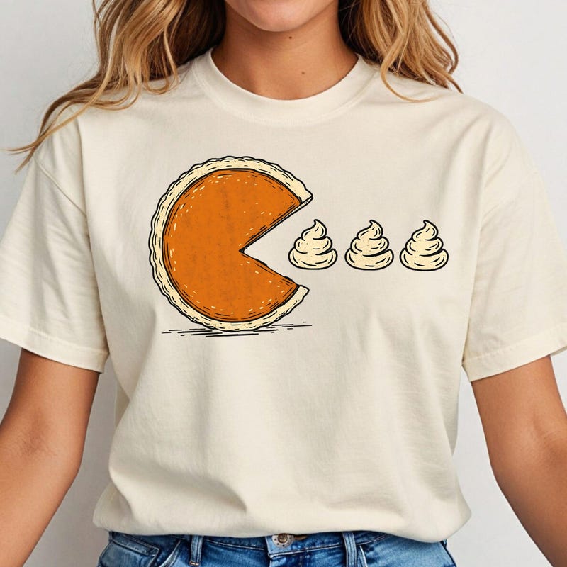 Thanksgiving Pacman T Shirts - Etsy