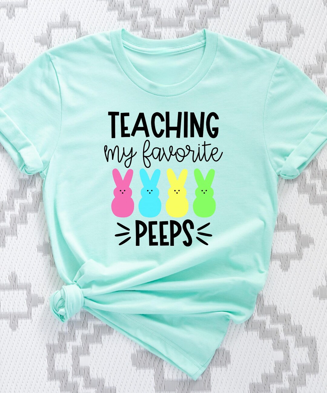 Teaching My Favorite Peeps Shirt,teacher Shirt,easter Teacher Shirt ...