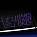 Hand Wash Only Decal Choose your color | Etsy