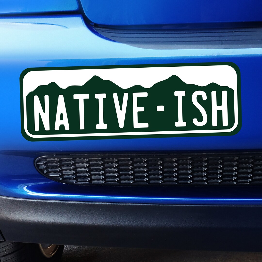 Native-ish - Large Colorado Bumper Sticker - Etsy