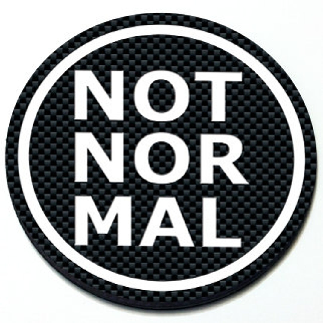 Not Normal - Magnetic Grill Badge for MINI Cooper - Etsy