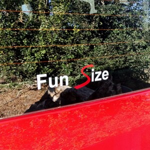 Fun Size Decal - Etsy