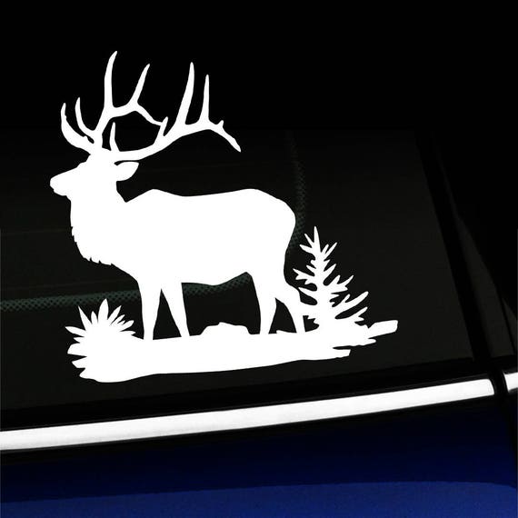 Bull Elk Decals