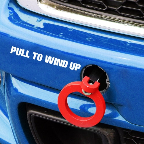 Pull to Wind up Tow Hook Decal - Etsy