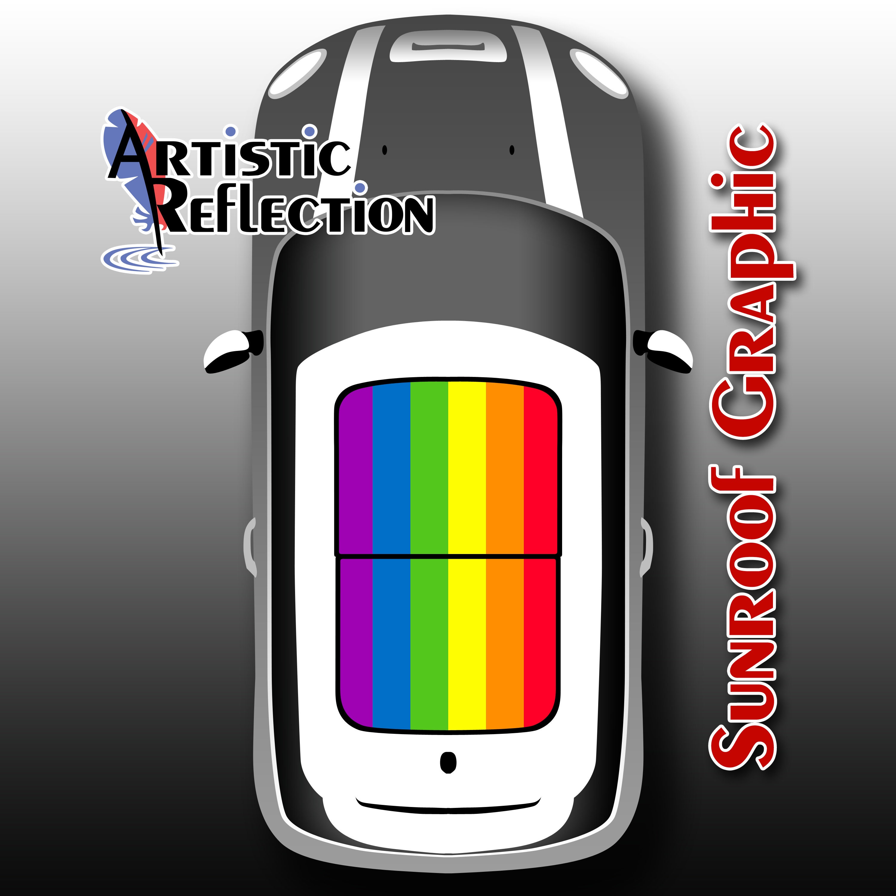 Rainbow Flag - Nonwaving - Sunroof Graphic for MINI Cooper - Etsy