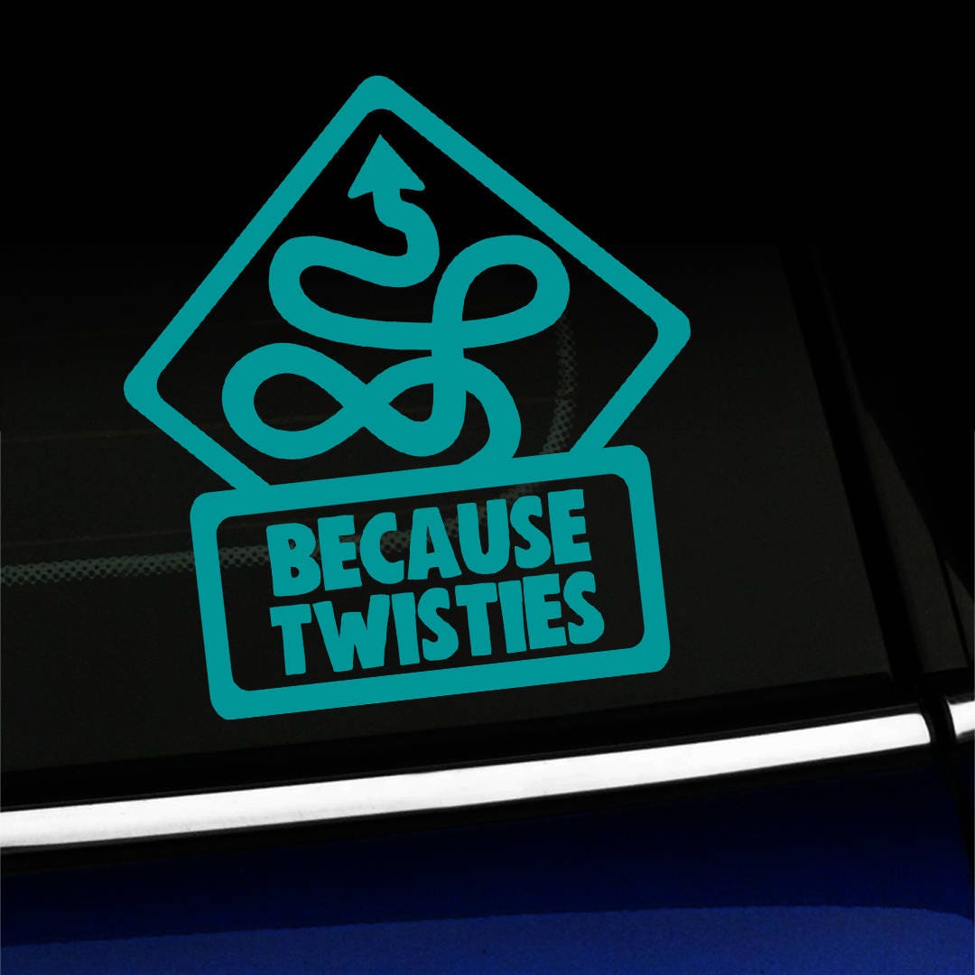 Because Twisties - Twisty Road Sign - Decal for MINI Cooper - Etsy