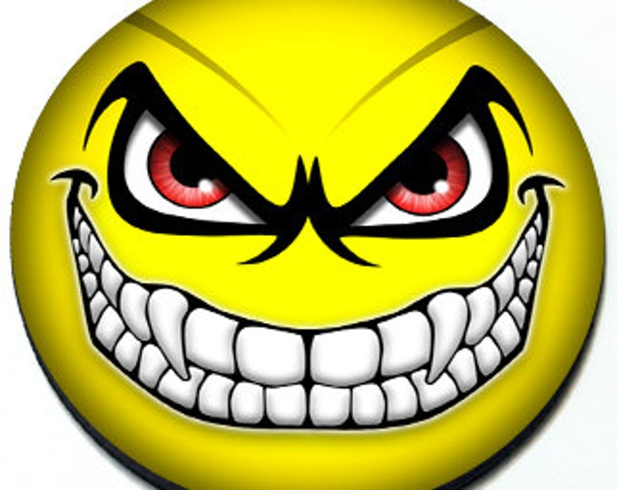 Evil Smiley - Magnetic Grill Badge for MINI Cooper - Etsy