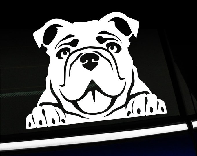 Peeking Bunny Decal | Etsy