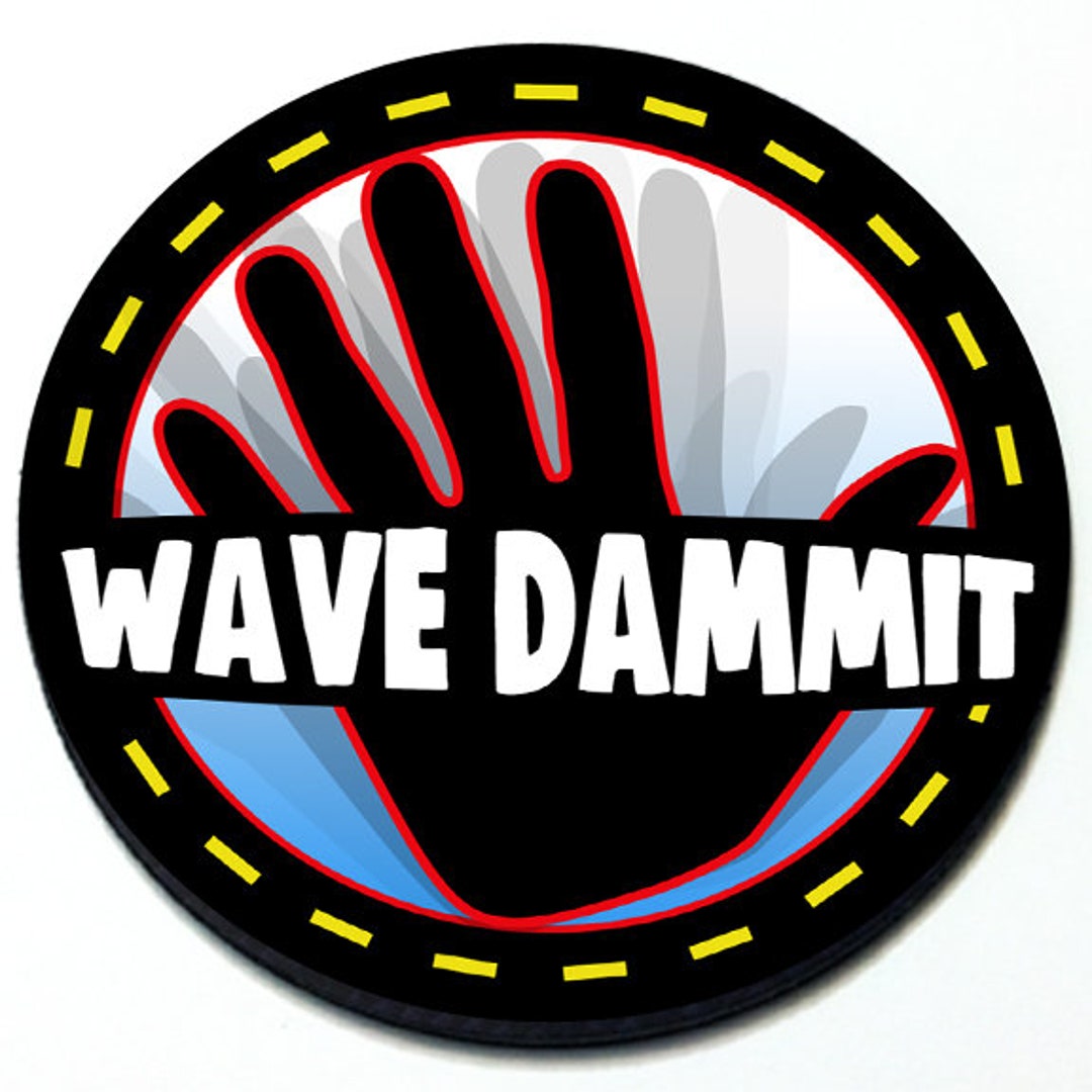 Wave Dammit - Magnetic Grill Badge for MINI Cooper - Etsy