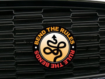 Bend the Rules Rule the Bends Magnetic Grill Badge for MINI - Etsy