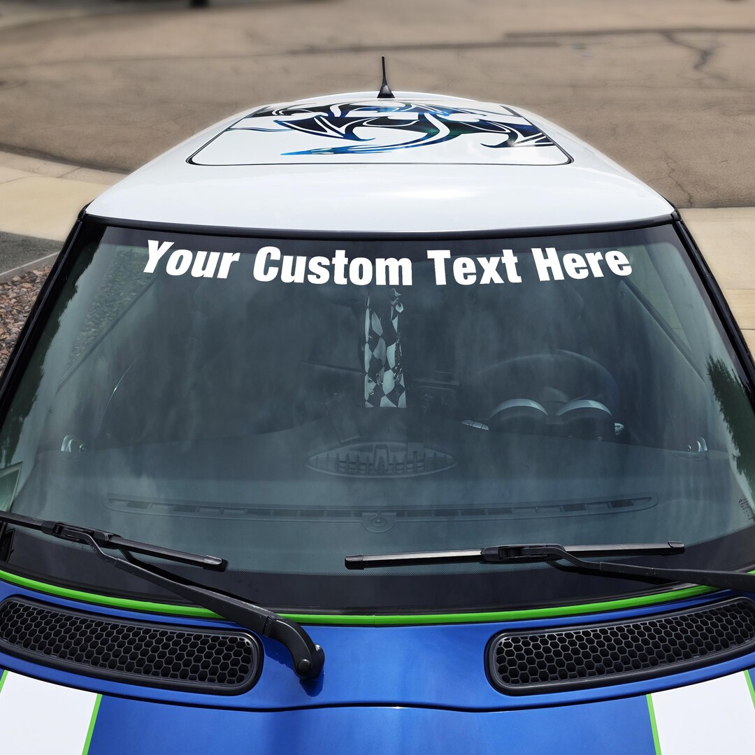 Custom Windshield Banner - for MINI Cooper R50, R52, R53, R55, R56, R57 ...