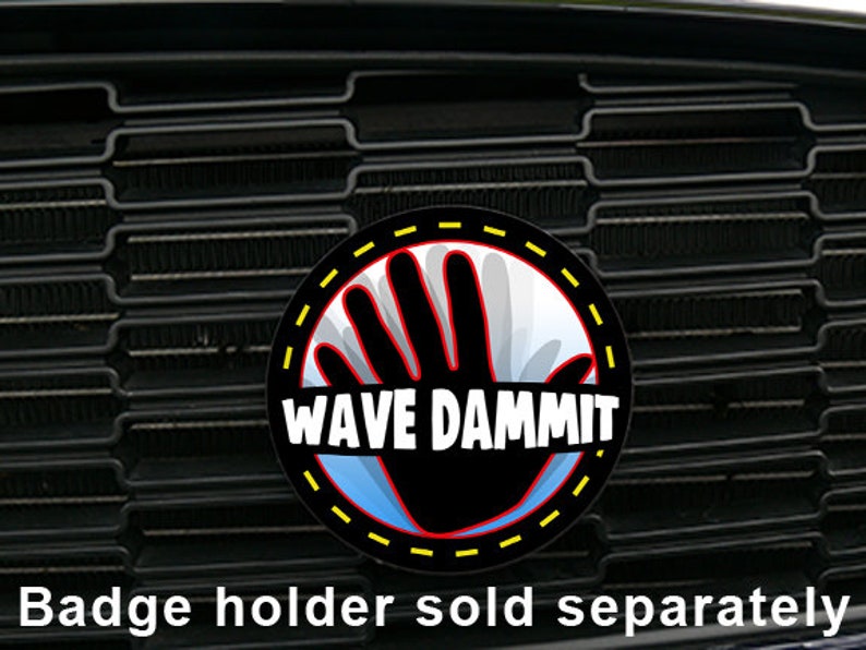 Wave Dammit Magnetic Grill Badge for MINI Cooper - Etsy