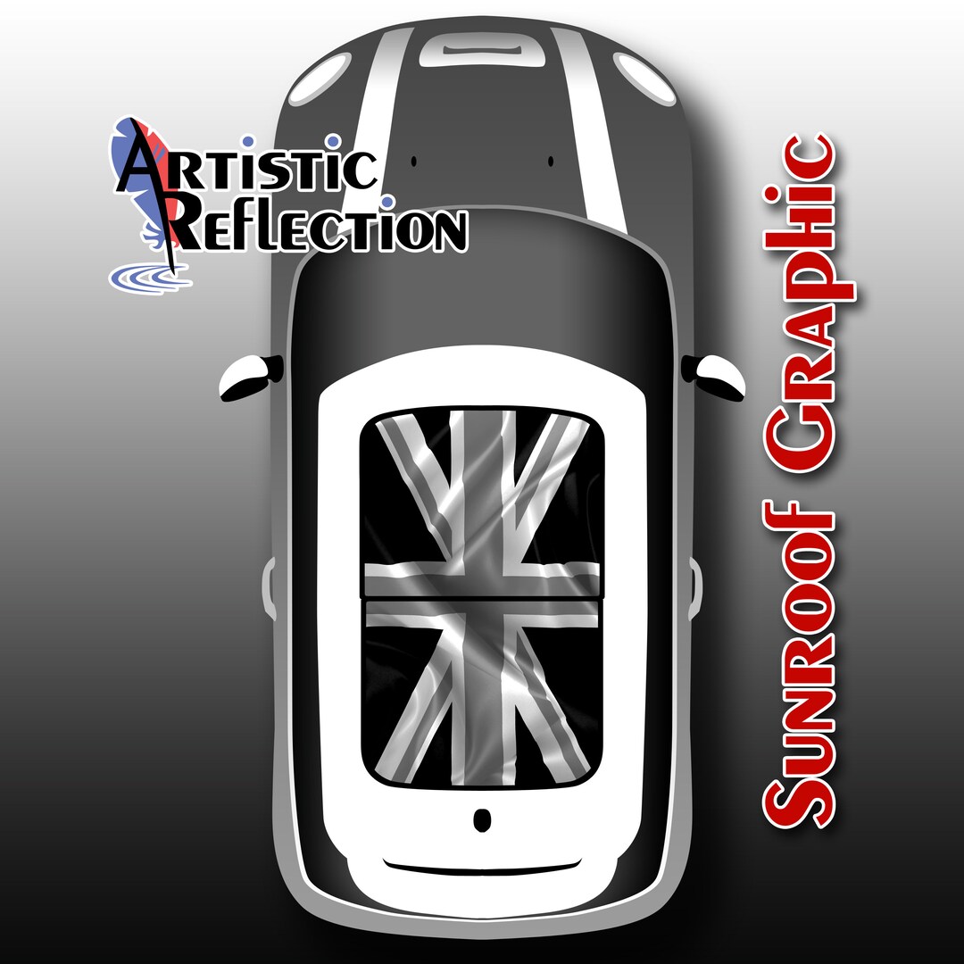 Black Jack Flag - Waving - Sunroof Graphic for MINI Cooper - Etsy