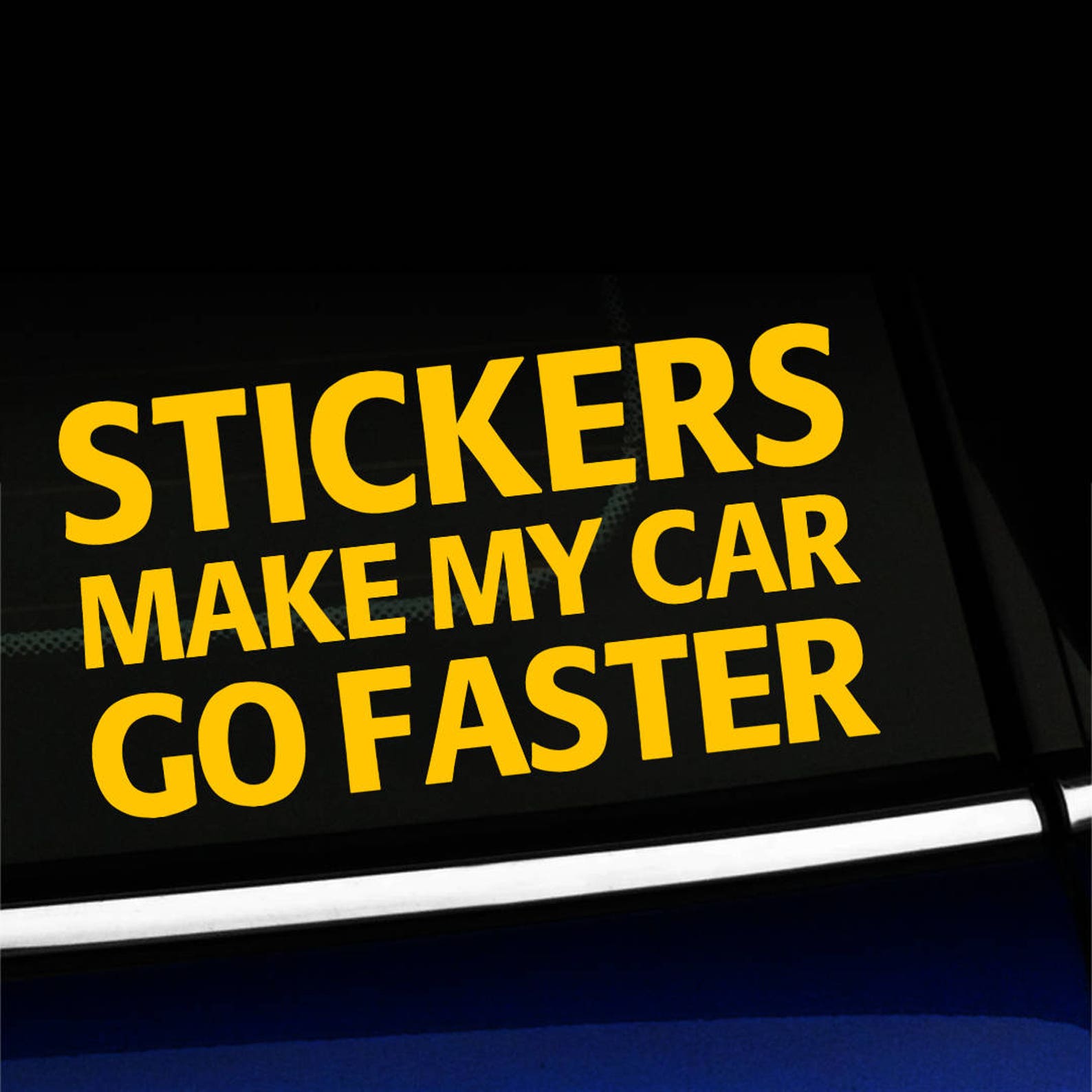 Stickers Make My Car Go Faster Decal - Etsy