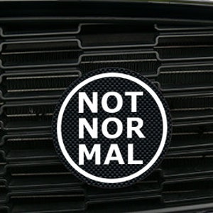 Not Normal - Magnetic Grill Badge for MINI Cooper - Etsy