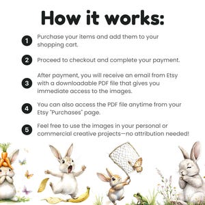 Funny Rabbit Clipart Png Bundle, Watercolor Funny Rabbit Clipart, Funny ...