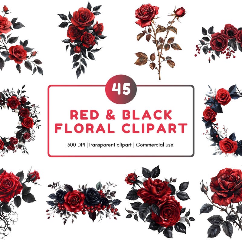 Paper Red Roses - Etsy