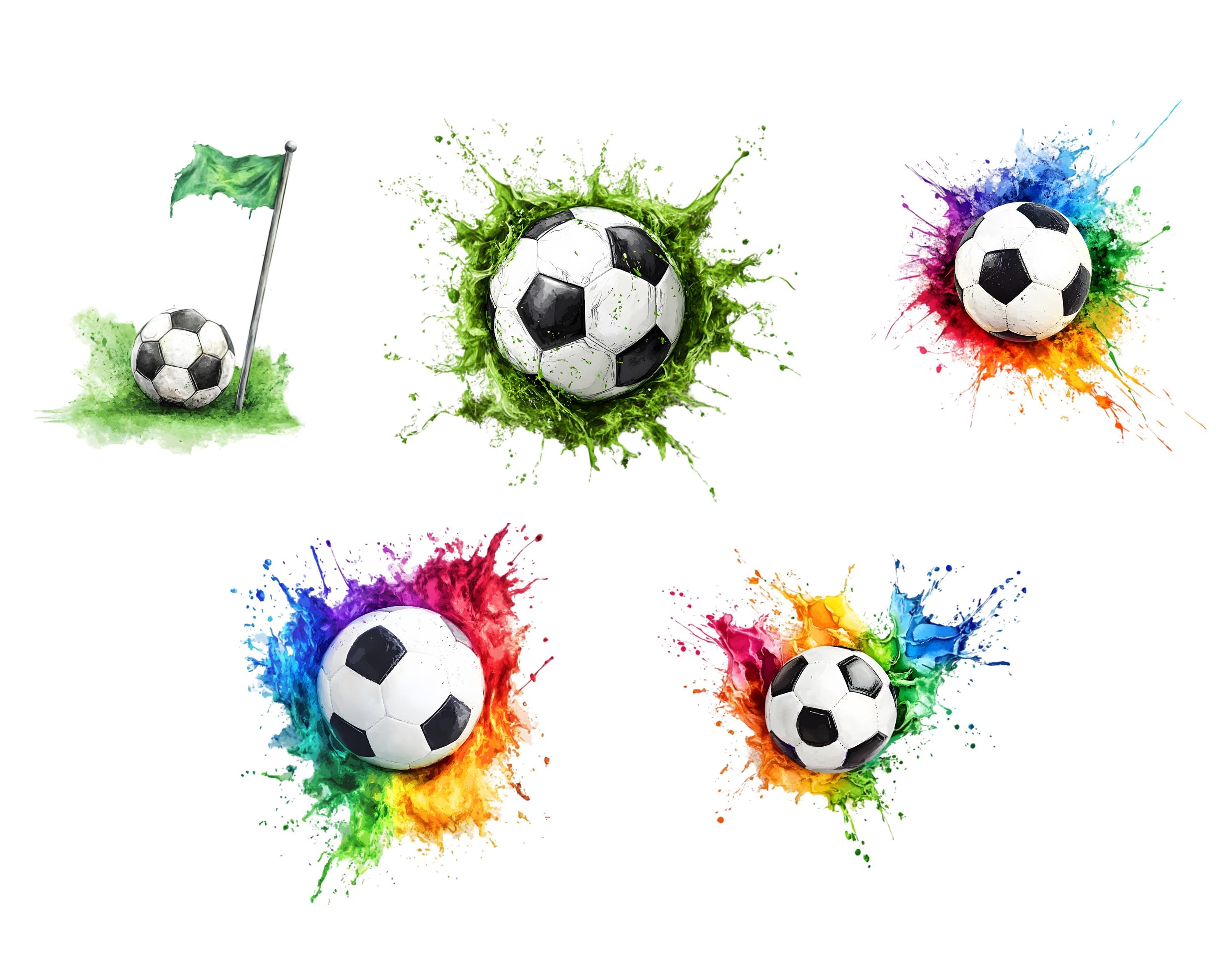 Soccer Clipart Png Bundle, Soccer Clipart Set, Soccer High Resolution ...