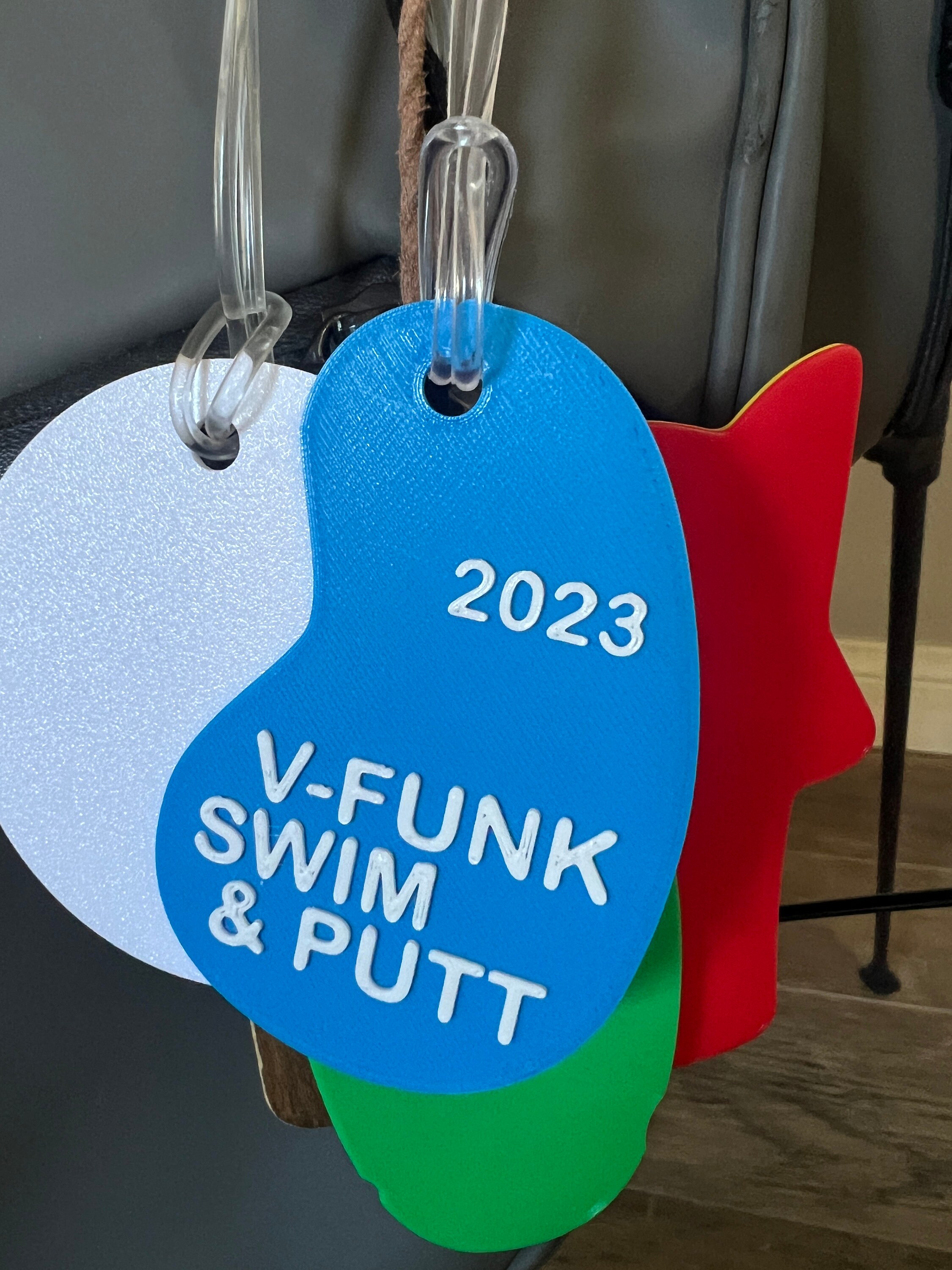 Custom 3D Printed Bag Tags for Golf, Luggage, Backpacks, Etc. - Etsy