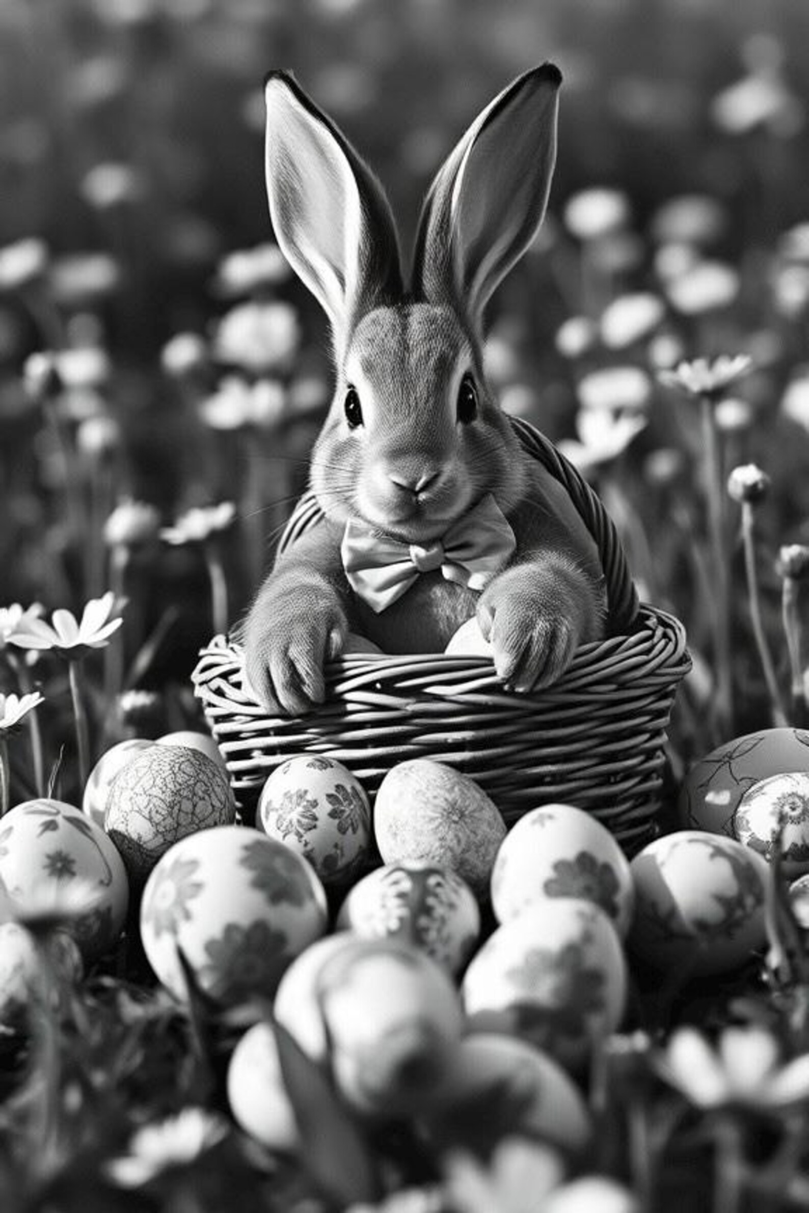 8 Different Images Vintage Easter Bunny Rice Paper Decoupage Paper DIY ...