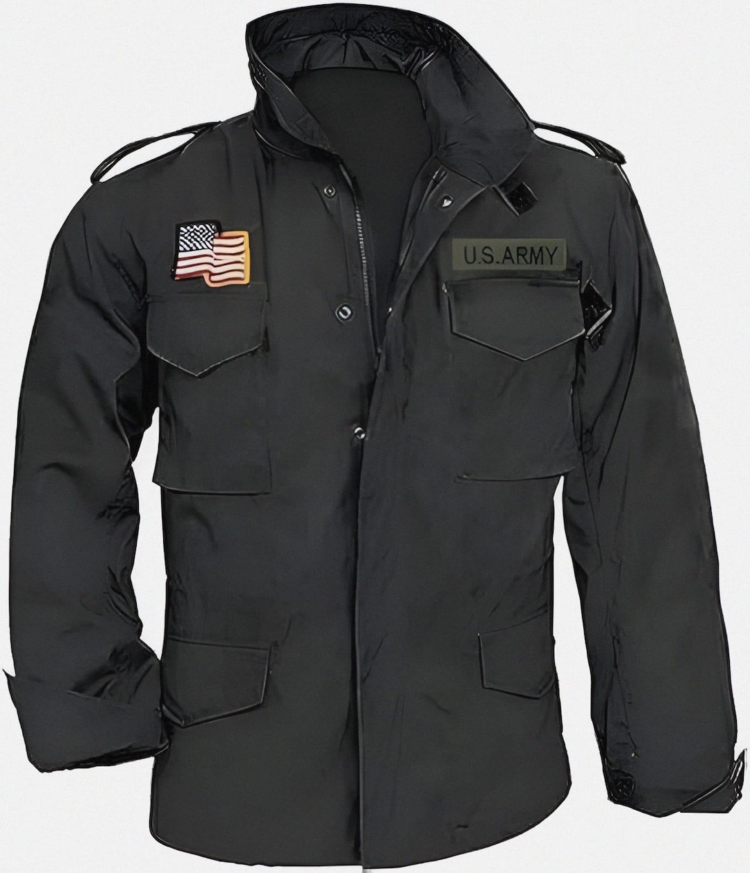 Mens John Rambo First Blood Sylvester Stallone M65 Military US Army ...