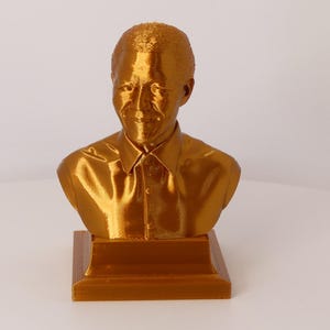 Nelson Mandela Bust Statue – Desk Sculpture, Inspirational Decor ...