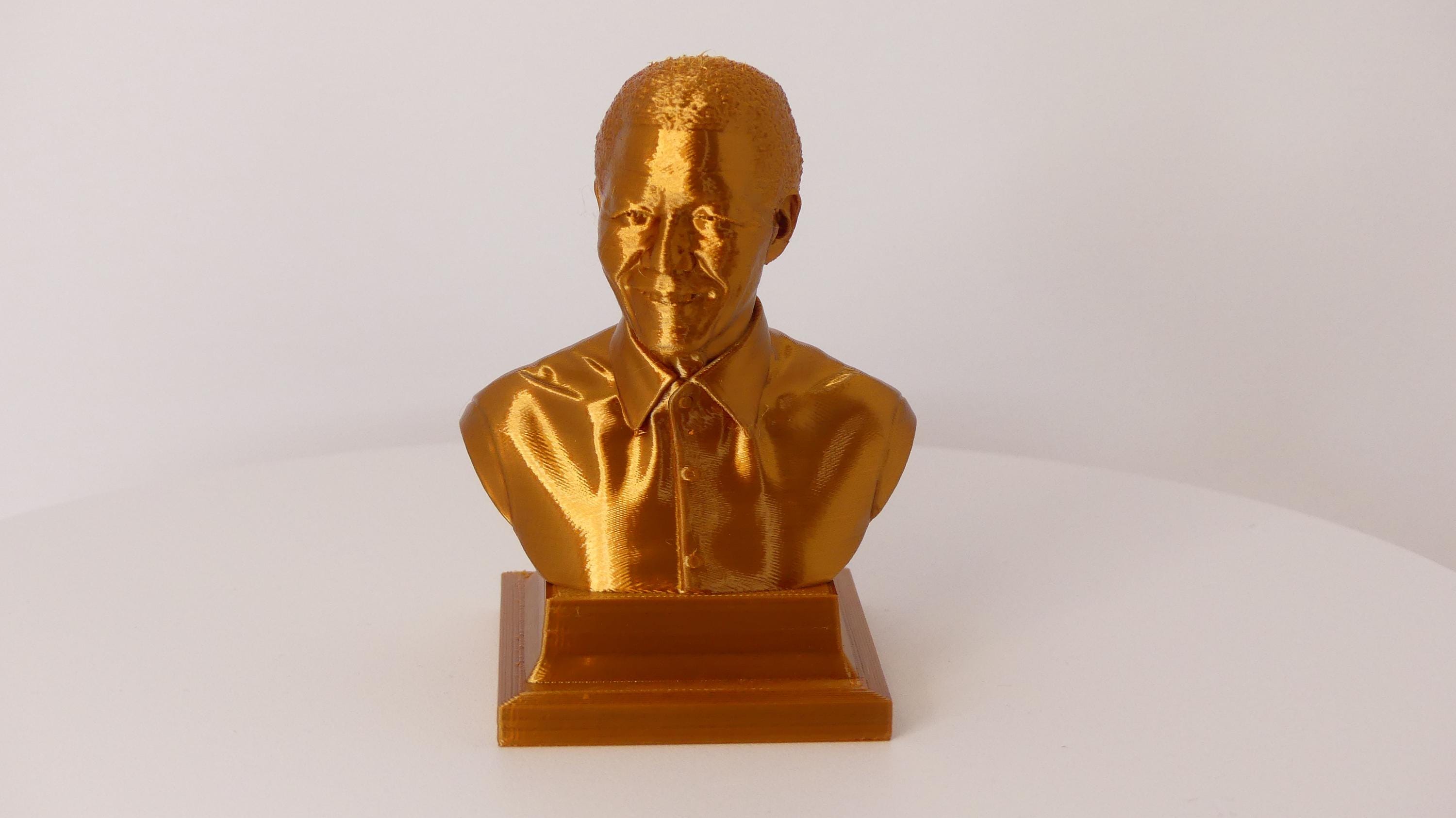 Nelson Mandela Bust Statue – Desk Sculpture, Inspirational Decor ...