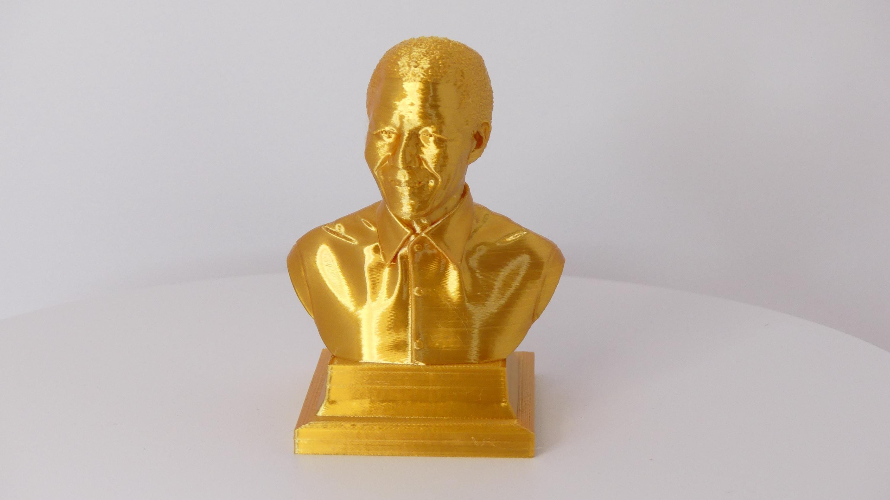 Nelson Mandela Bust Statue – Desk Sculpture, Inspirational Decor ...