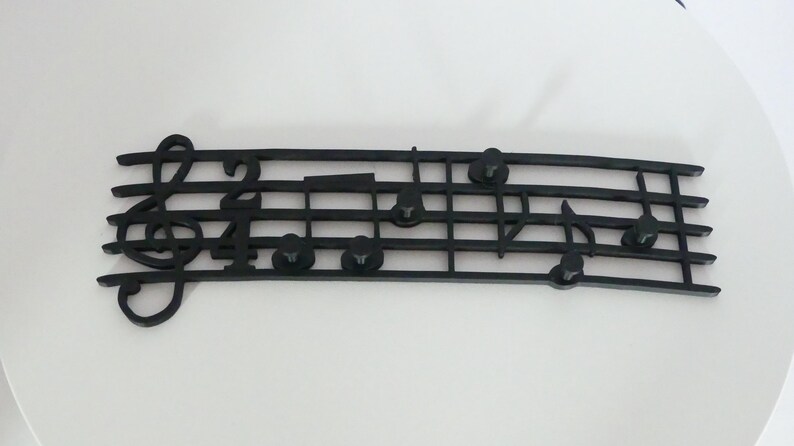 Musical Note Themed Key Holder – Wall Mountable Organizer, Stylish ...