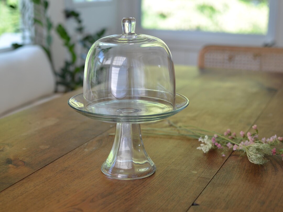 Glass Cloche Cake Display: Elegant Patisserie Stand, Dessert Table ...
