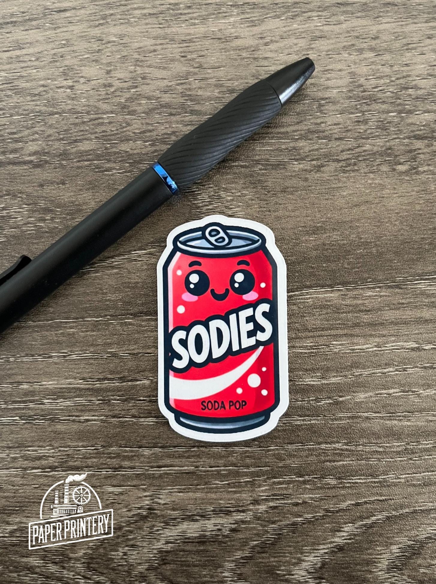 Sodies Sticker, Cute Soda Pop Decal, Kawaii Food Sticker, Whimsical ...